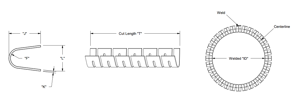 Cantilever U Spring - Spring Energized Seal Supply